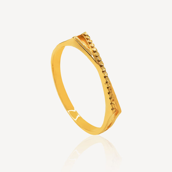 916 Gold Blade Ring – Top Gold Shop