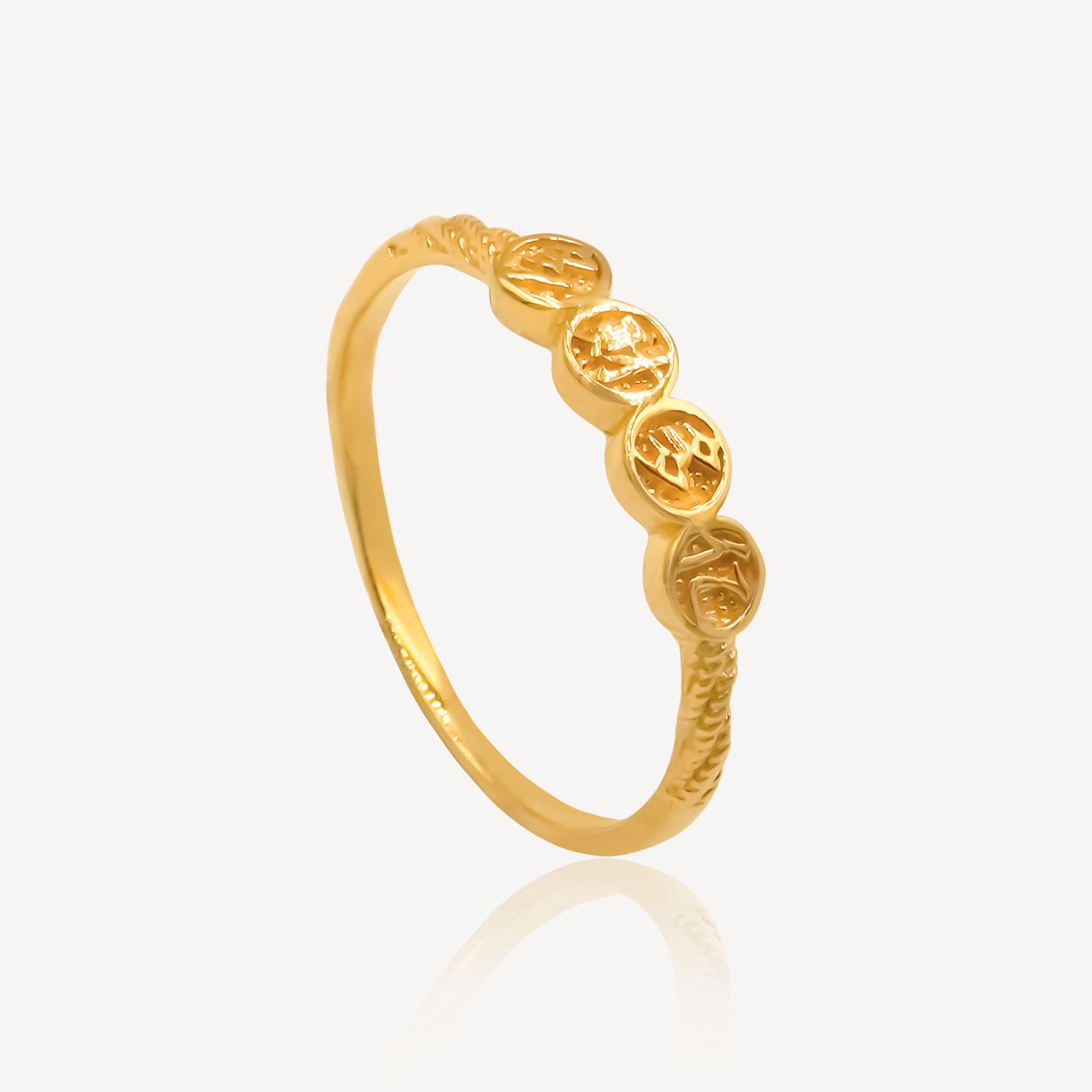 916 Gold 多财多亿 Ring – Top Gold Shop