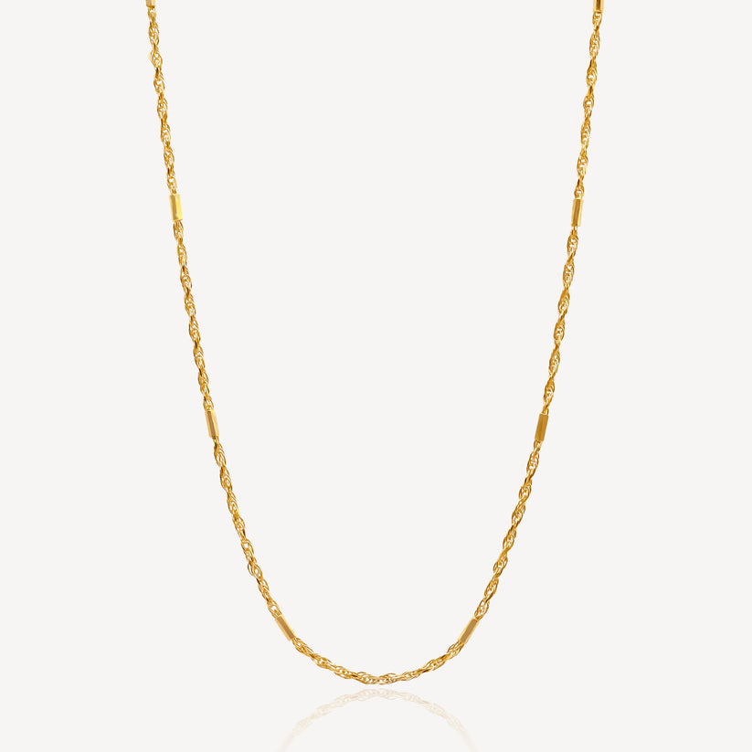916 Gold Rope Tube Chain – Top Gold Shop