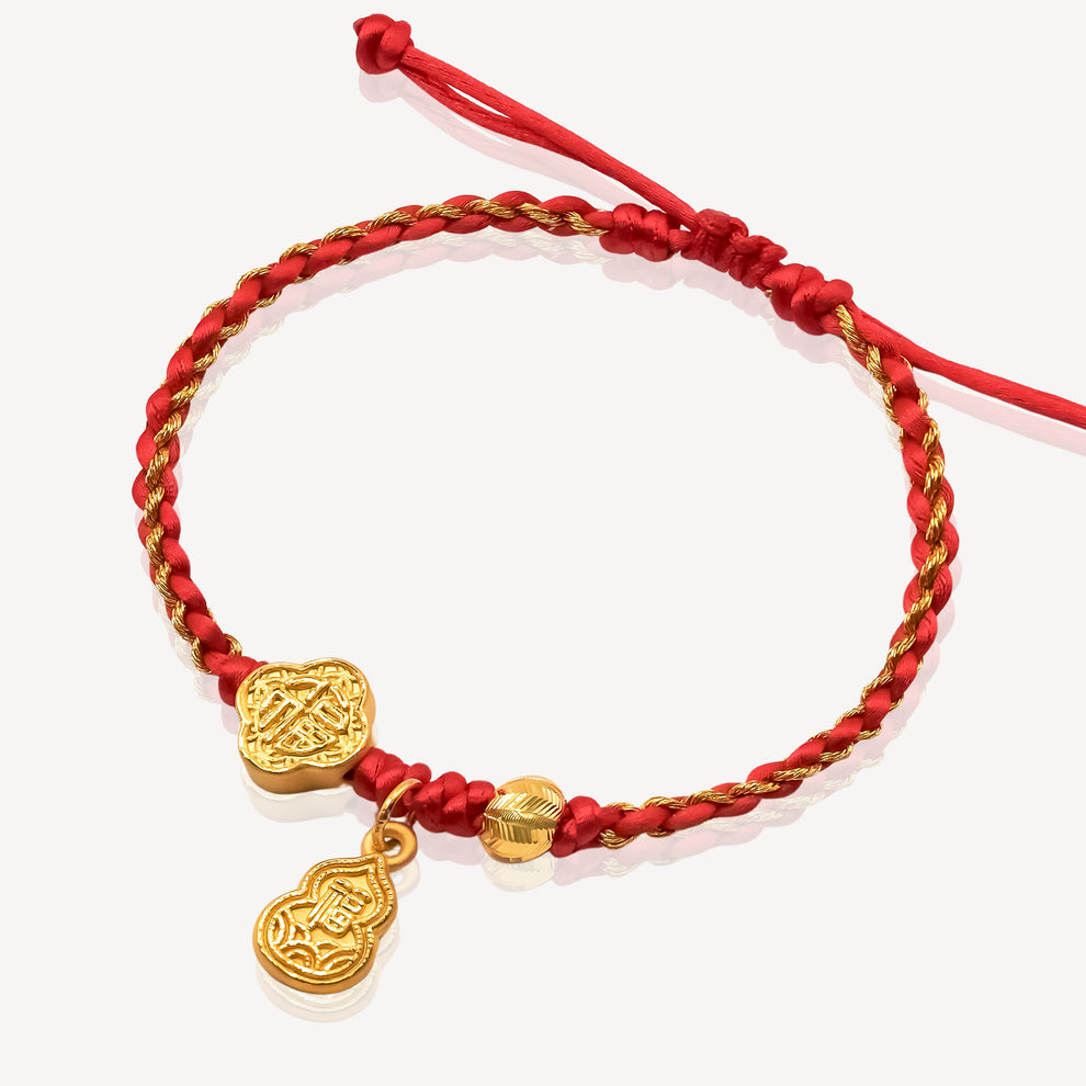 999 Gold Lucky HuLu W/ Bracelet – Top Gold Shop