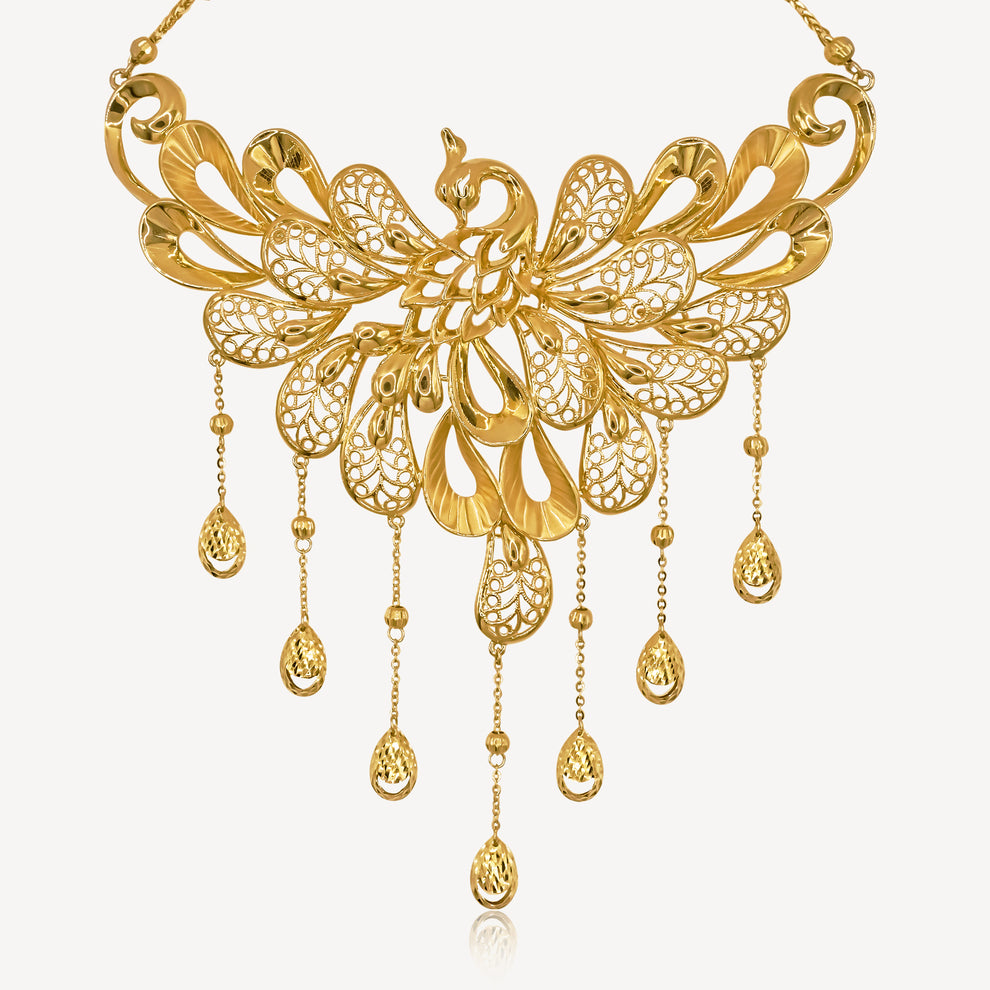 999 Gold Phoenix Necklace – Top Gold Shop