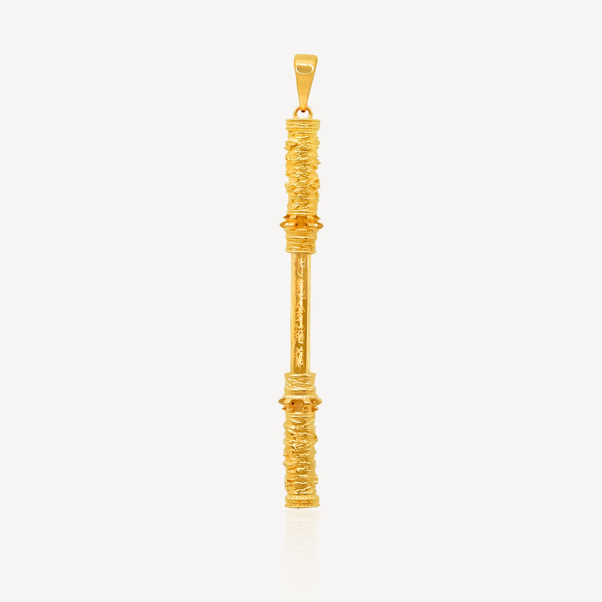 916 Gold Wukong Stick Pendant – Top Gold Shop