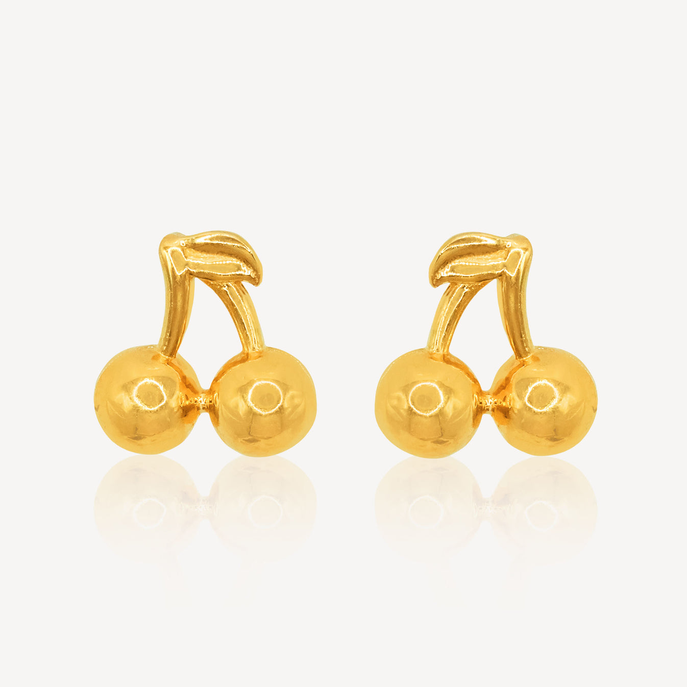 916 Gold Cherry Drop Earring – Top Gold Shop